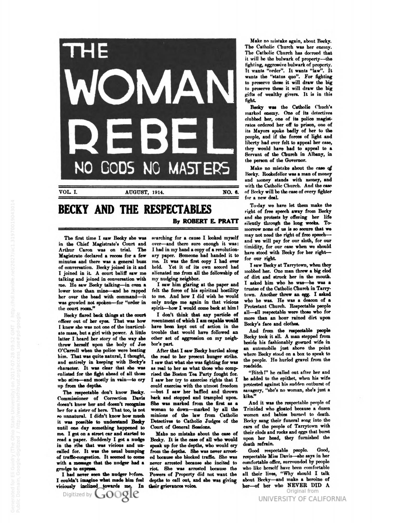 The Woman Rebel #1.06 | libcom.org